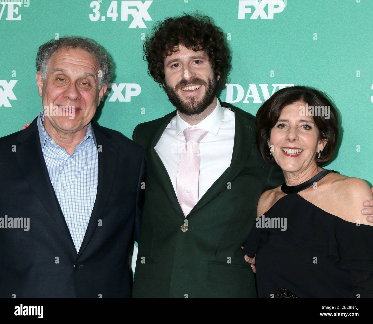 Los Angeles, CA. 27th Feb, 2020. Dave Burd, parents at arrivals for ...