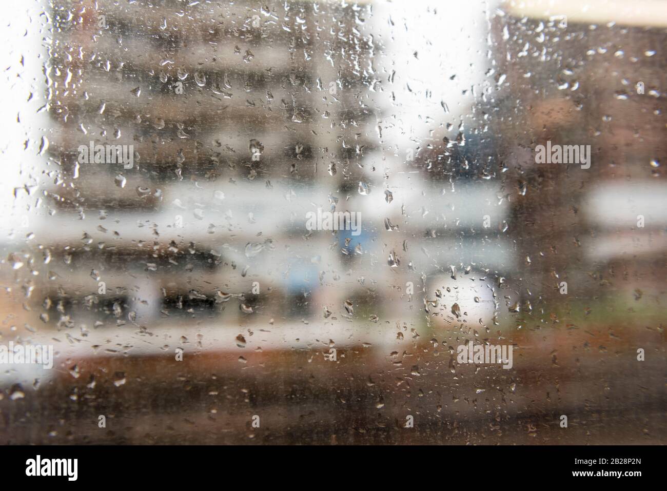 Train window rain hi-res stock photography and images - Alamy