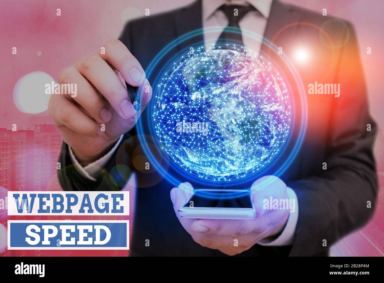 Handwriting text Webpage Speed. Conceptual photo how quickly users are ...