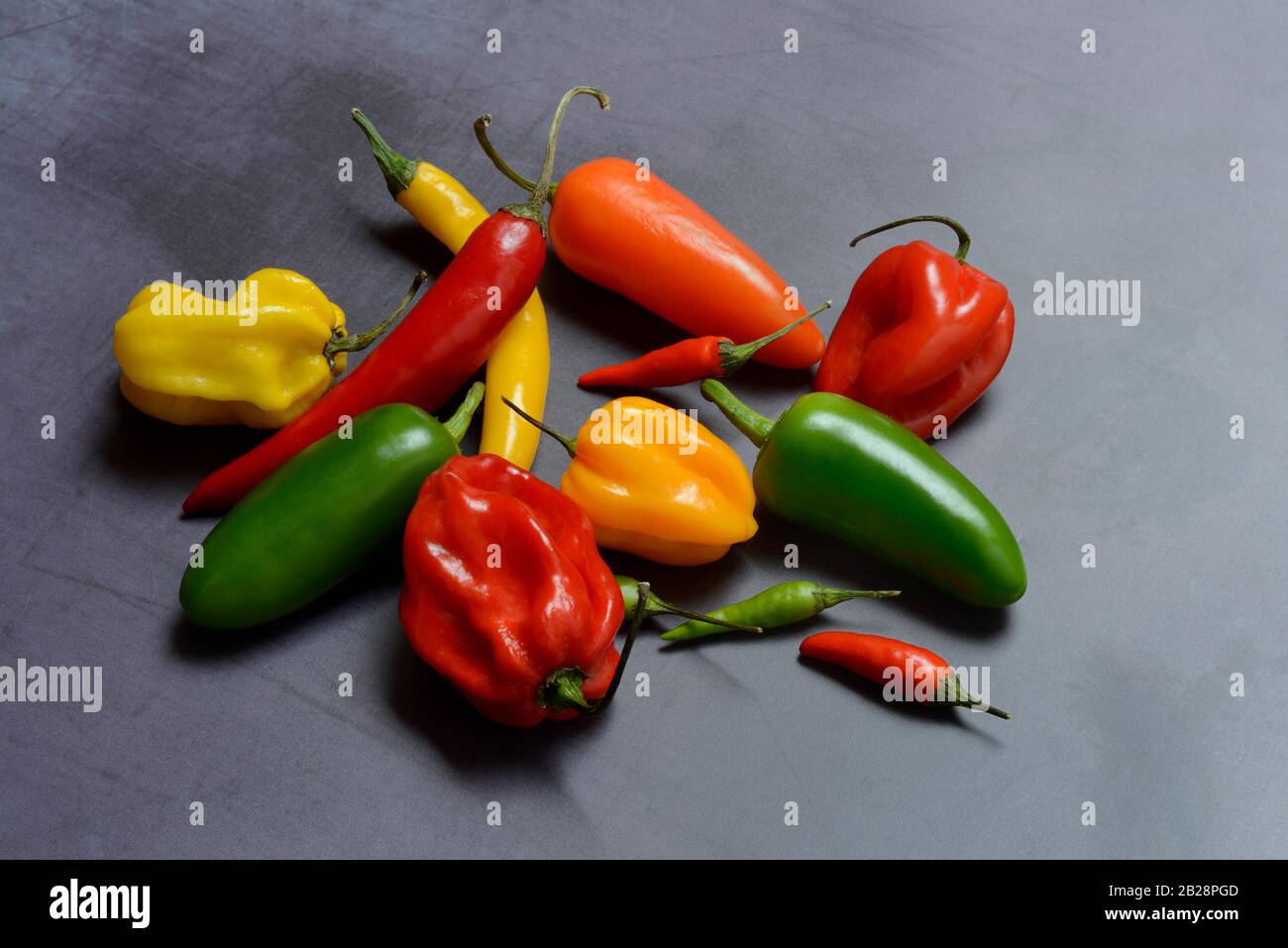 Various types of peppers, Germany Stock Photo - Alamy