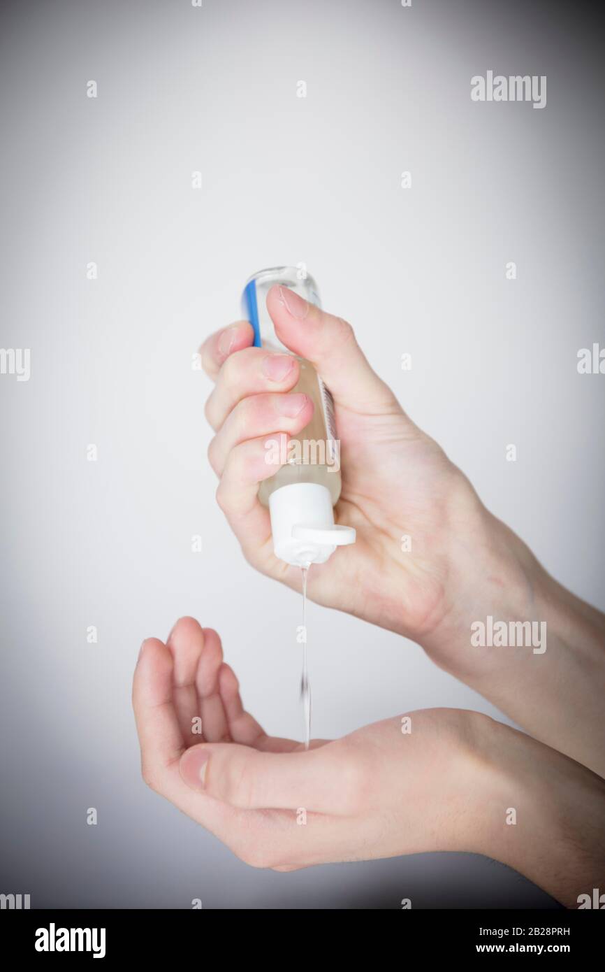 Hand gel hi-res stock photography and images - Alamy