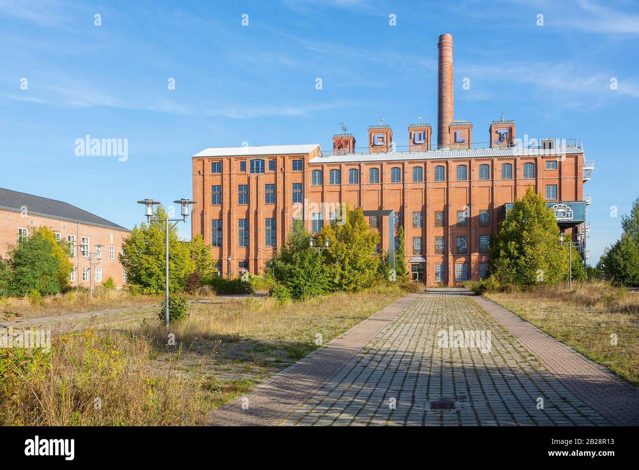 Former briquette factory Neukirchen, later Tanzfabrik CULT, today empty ...