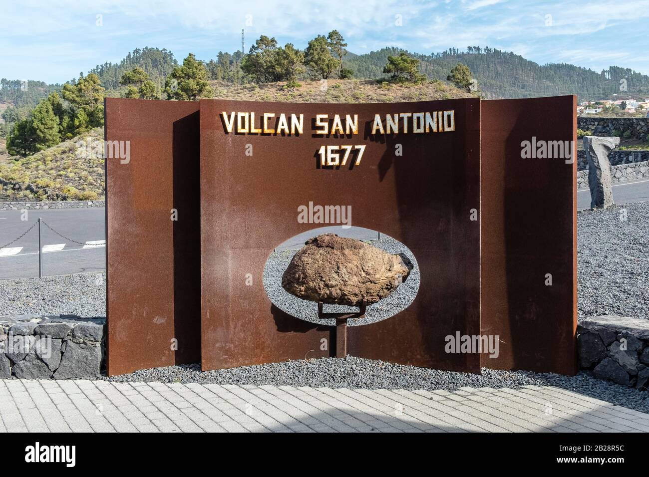 Entrance of the volcano san antonio hi-res stock photography and images ...