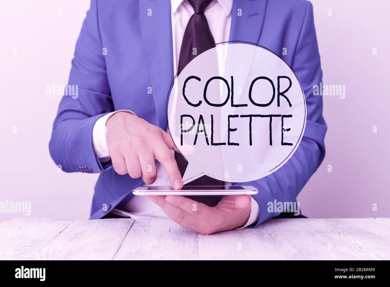 Handwriting text Color Palette. Conceptual photo full range of colors ...