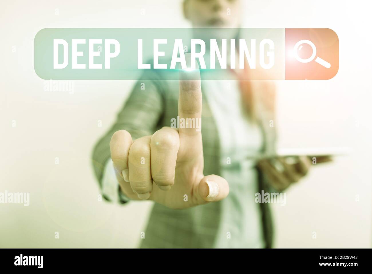 Writing Note Showing Deep Learning Business Concept For The Collection Of Algorithms Used In