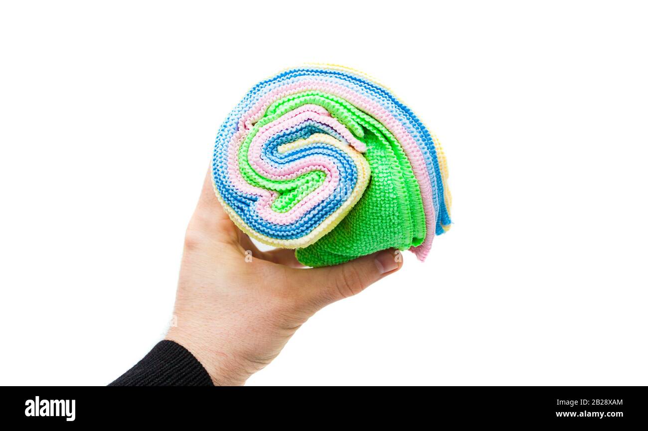 Hand holding table Cut Out Stock Images & Pictures - Alamy