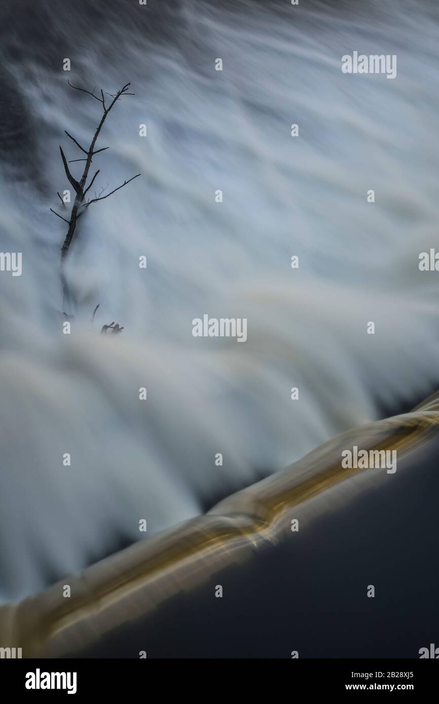 Abstract view of running water Stock Photo - Alamy