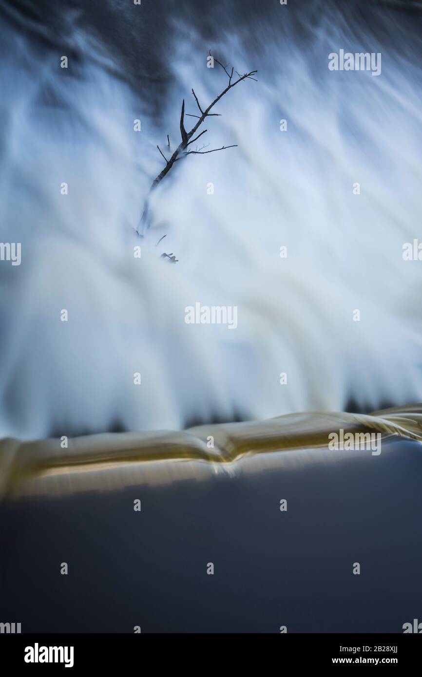 Abstract view of running water Stock Photo - Alamy
