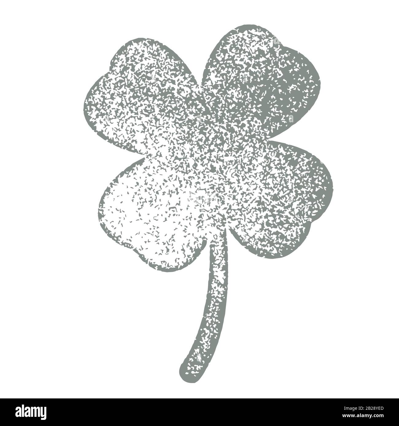 Grunge Clover Shamrock Stock Vector Image & Art - Alamy