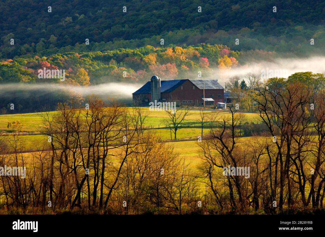 Amish farms in rural pennsylvania hi-res stock photography and images ...