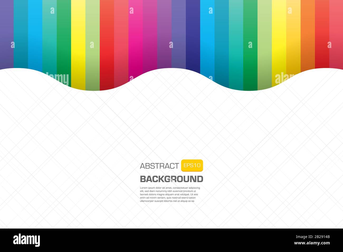 Geometric colorful line paper cut background design Stock Vector Image ...