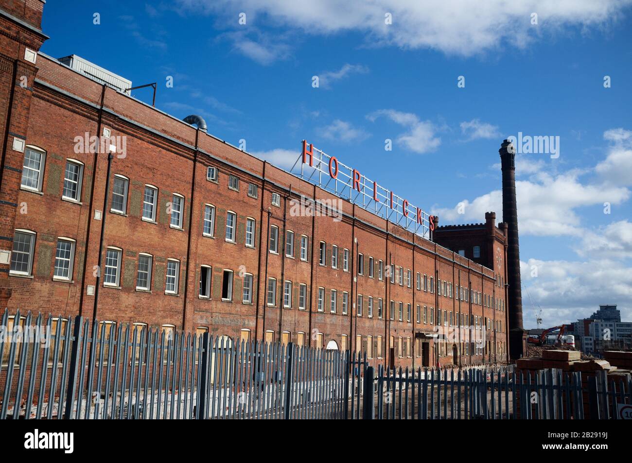 The Horlicks Factory, Slough, Berkshire, UK. Showing: the iconic ...