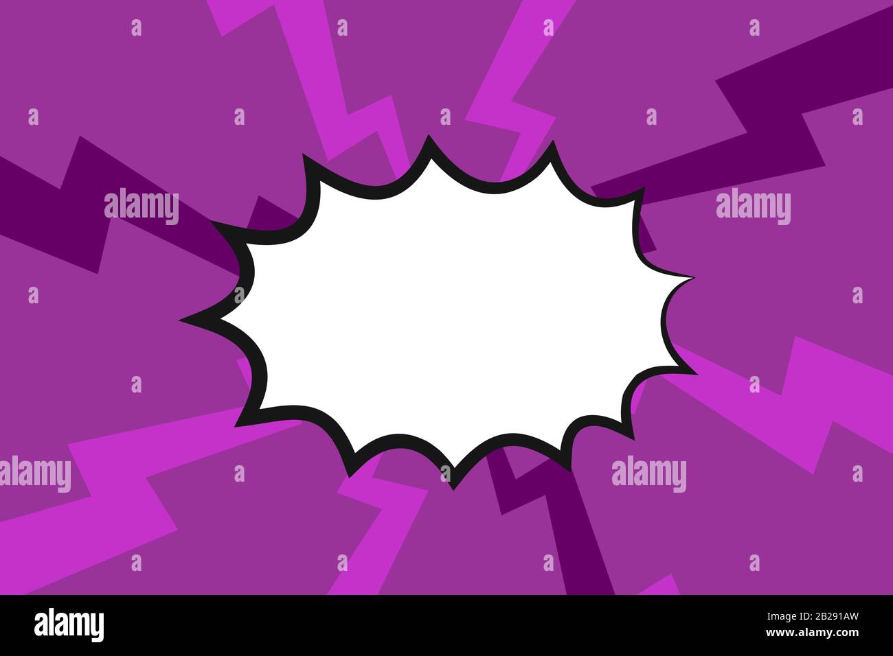 Comic text empty speech bubble banner pop art Stock Vector Image & Art ...