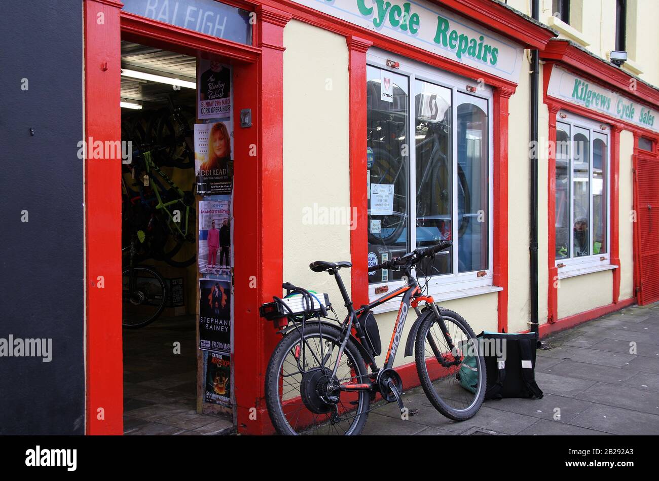 Historic Kilgrews Cycle Centre in Cork Stock Photo - Alamy