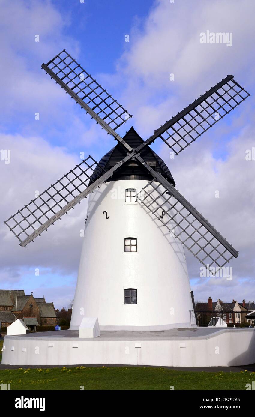 Lytham Windmill is situated on Lytham Green in the coastal town of ...