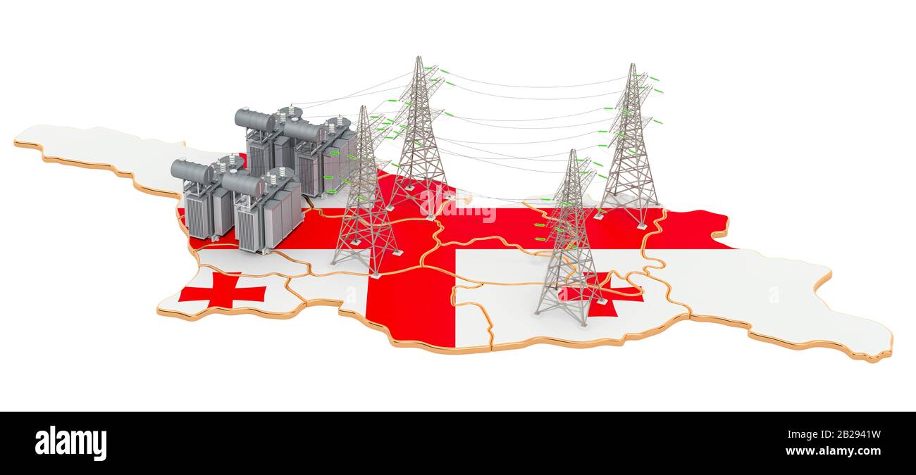Georgia power substation Cut Out Stock Images & Pictures - Alamy