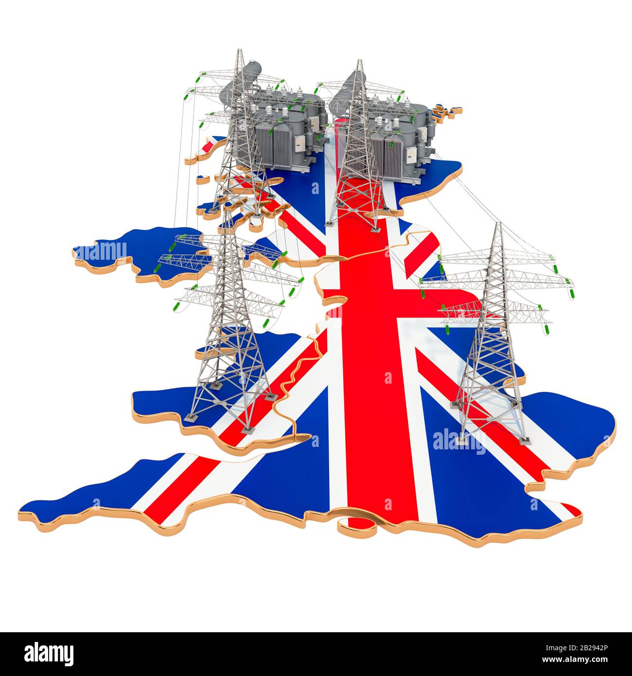 Pylon electric substation uk hi-res stock photography and images - Alamy