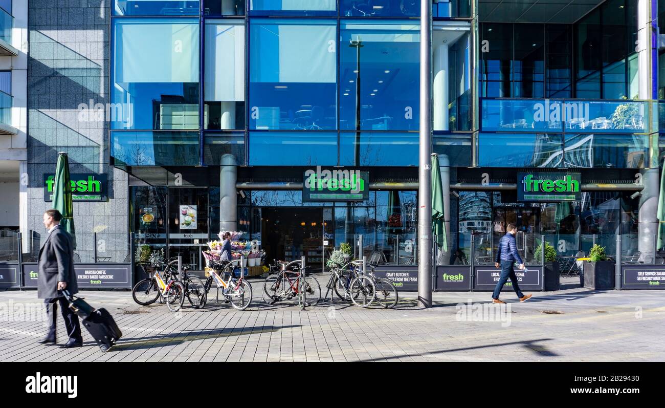 A branch of the Fresh Supermarket Group in Grand Canal Square, Dublin ...