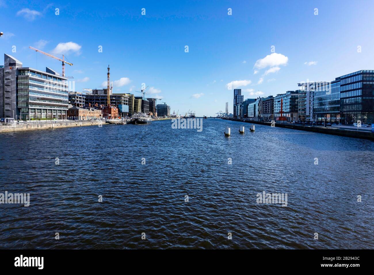 Dublin Docks, Ireland, being transformed with offices on either ...