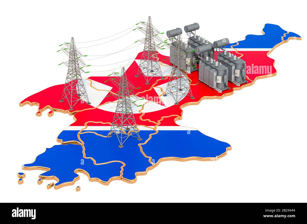 Electricity plant,korea Cut Out Stock Images & Pictures - Alamy