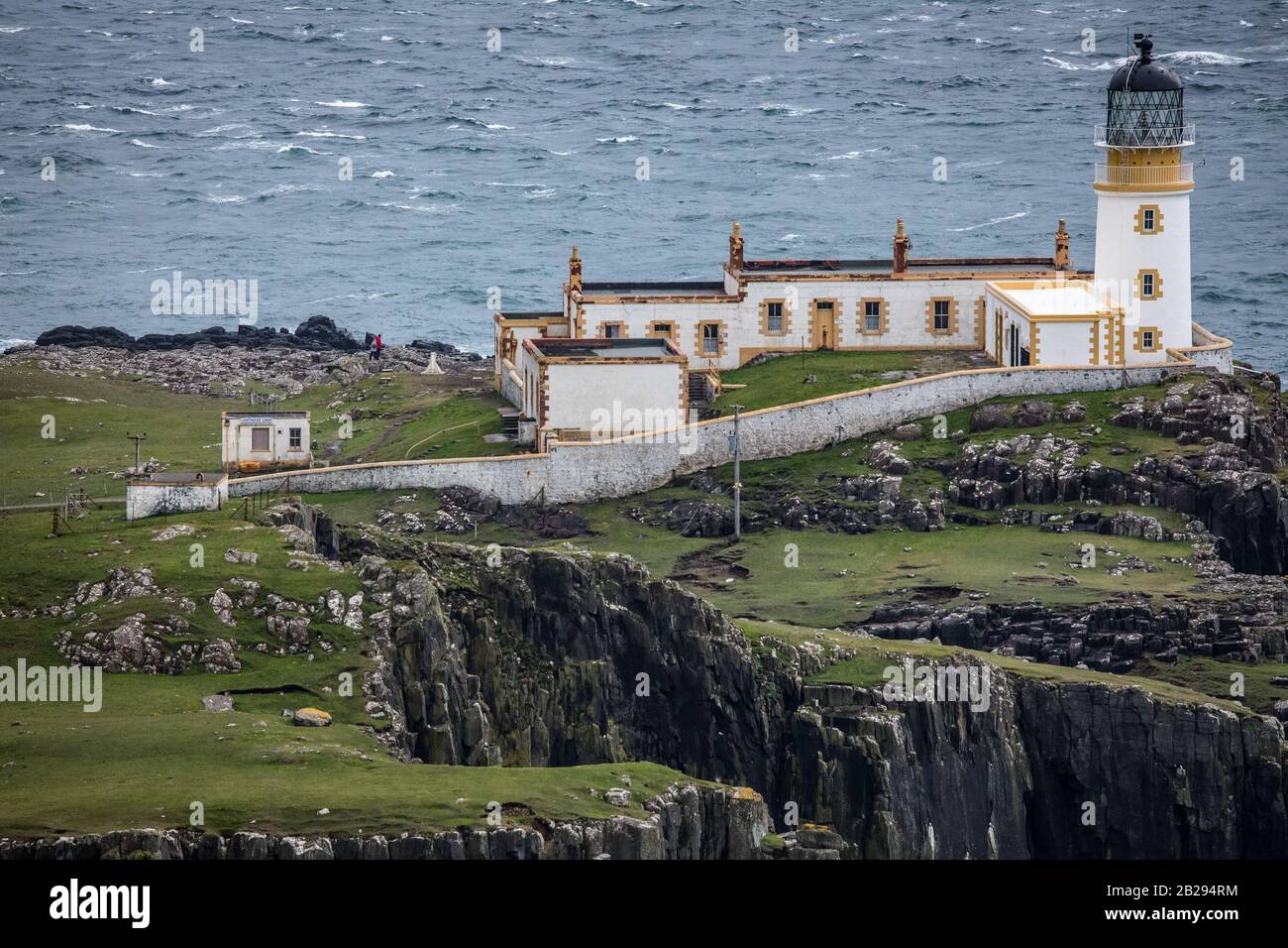 Neist Point Lighthouse on the Isle of Skye in Scotland Stock Photo - Alamy