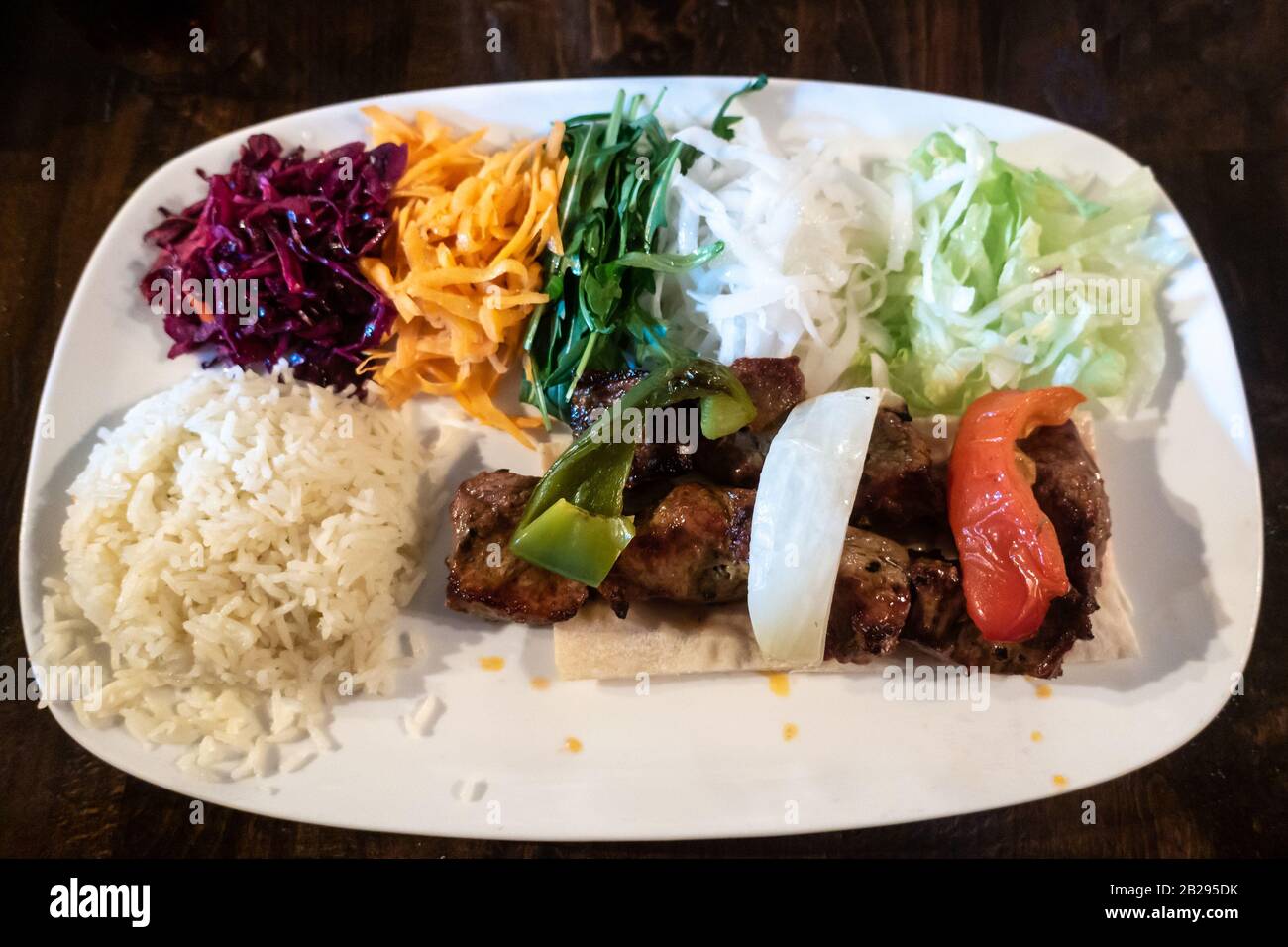 Shish kebab rice hi-res stock photography and images - Alamy