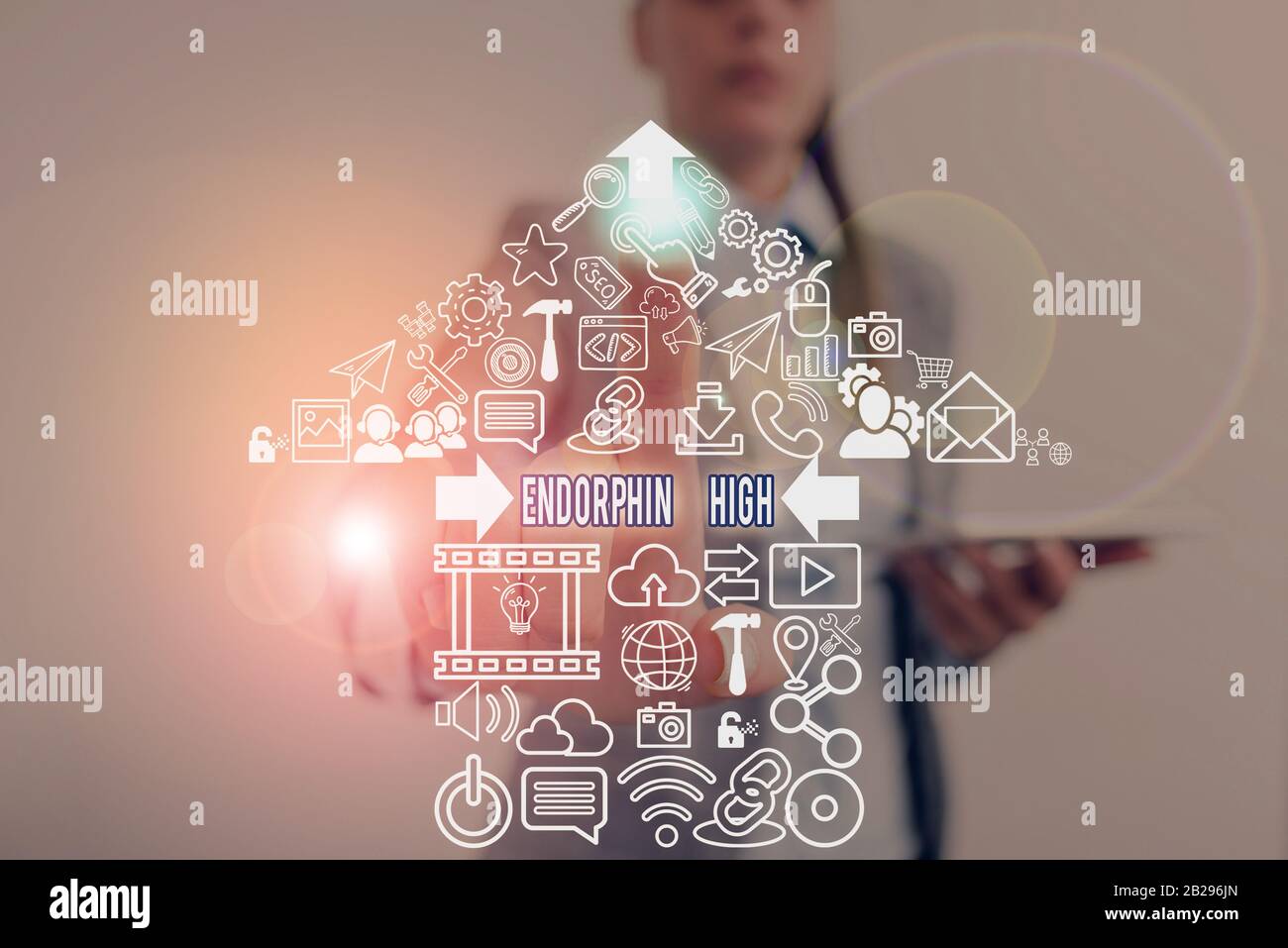 Endorphins molecular structure hi-res stock photography and images - Alamy