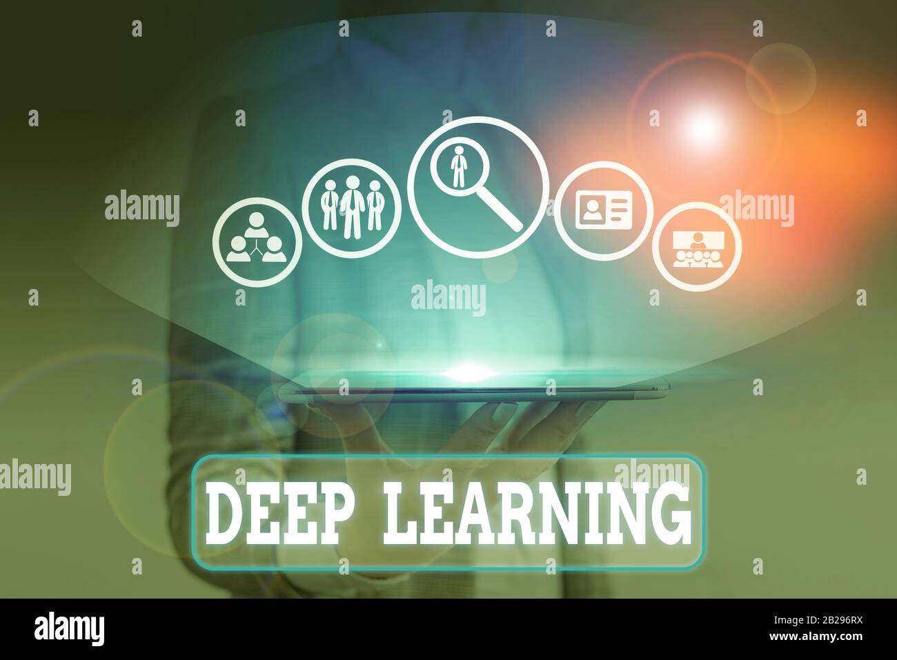 Writing Note Showing Deep Learning Business Concept For The Collection Of Algorithms Used In