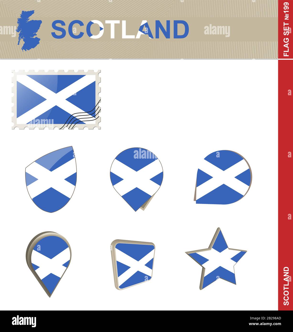 Travel glasgow landmark Stock Vector Images - Alamy