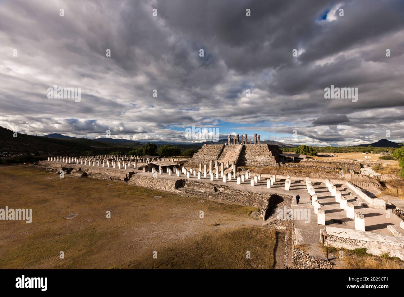 Pyramid of Quetzalcoatl, Tula archaeological site, Toltec ...
