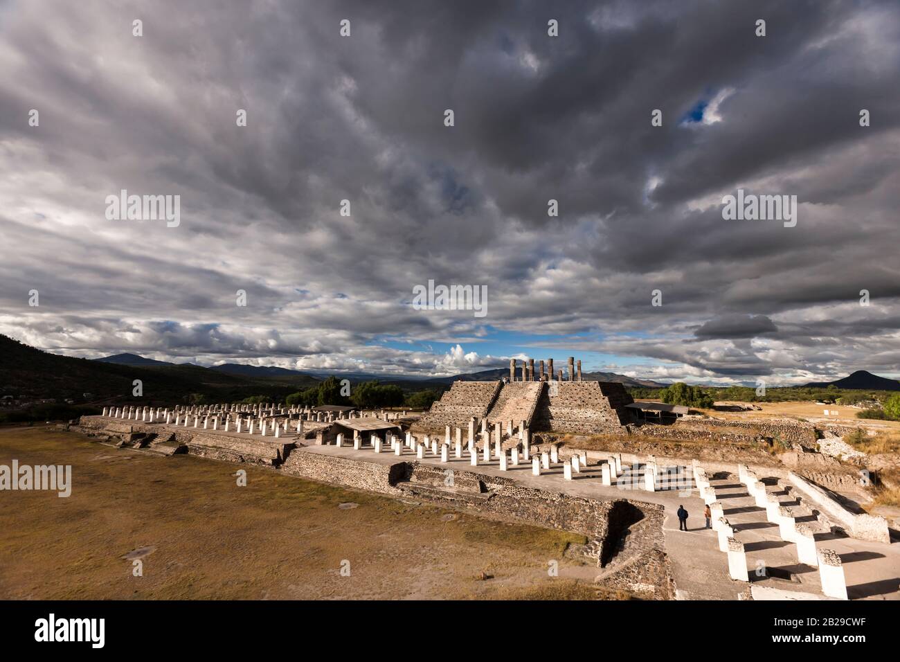 Pyramid of Quetzalcoatl, Tula archaeological site, Toltec ...