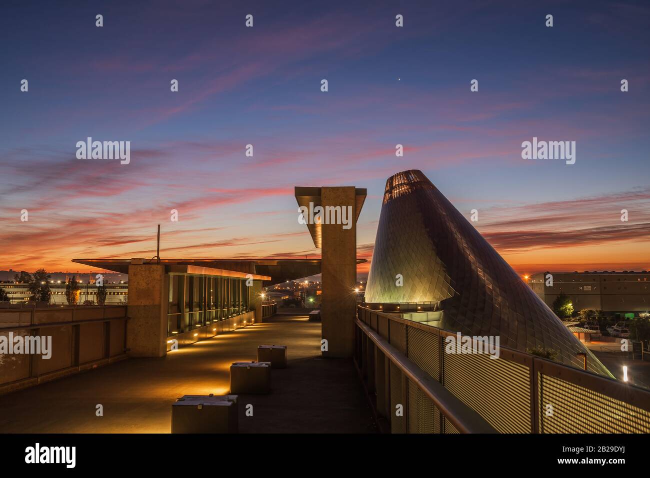 The Tacoma Museum of glass is a distinct building featuring an easily ...