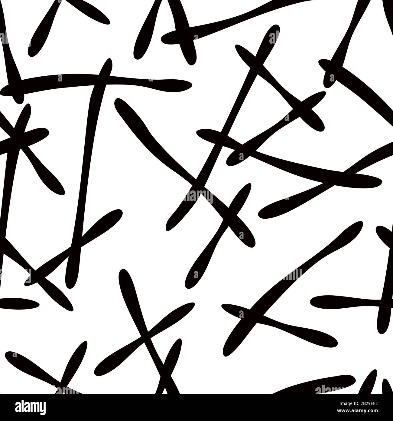 This is a illustration of Hand painted line pattern variation Stock ...