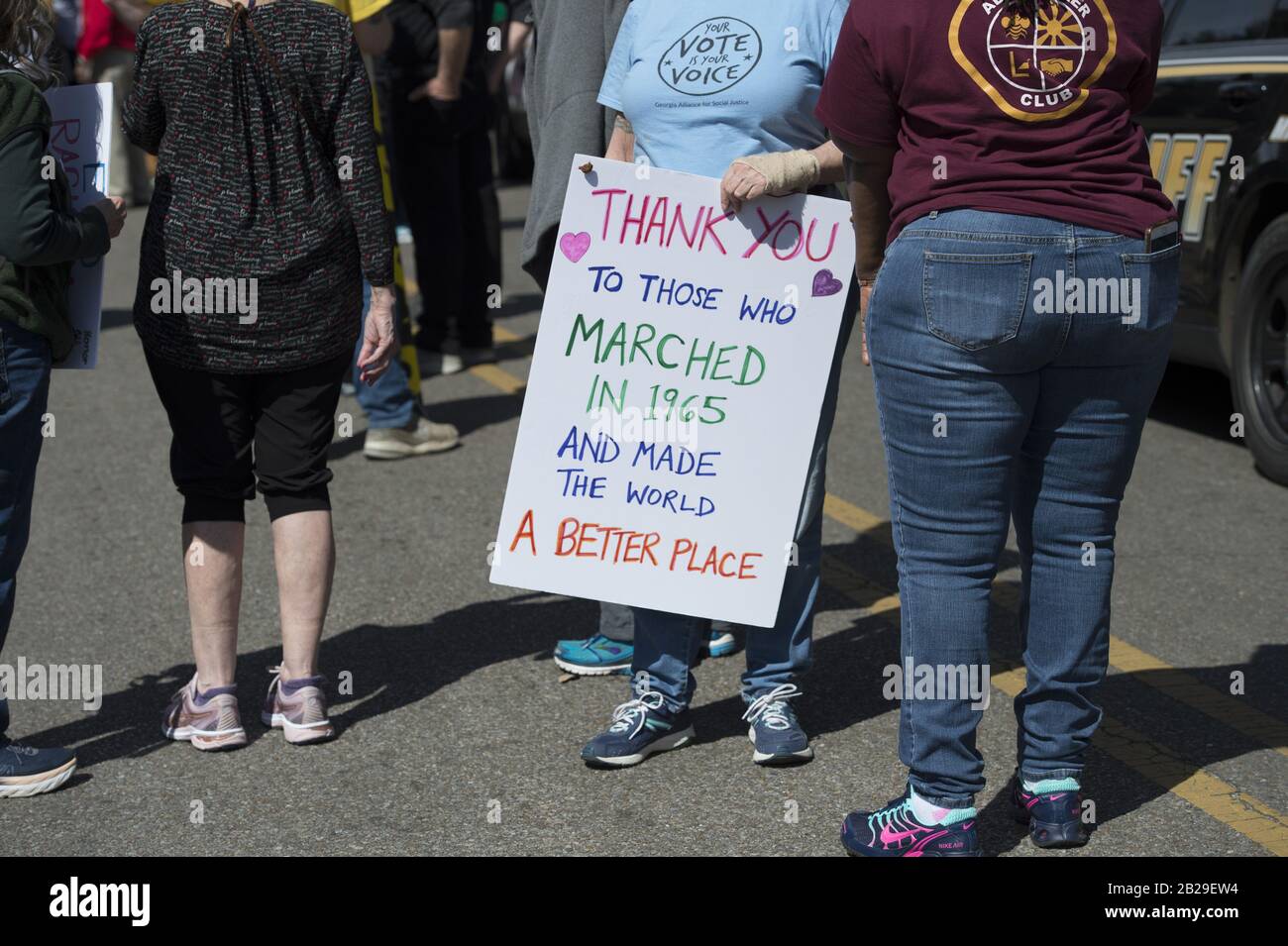 Selma, AL, USA. 1st Mar, 2020. Celebrating the 55th anniversary of the ...