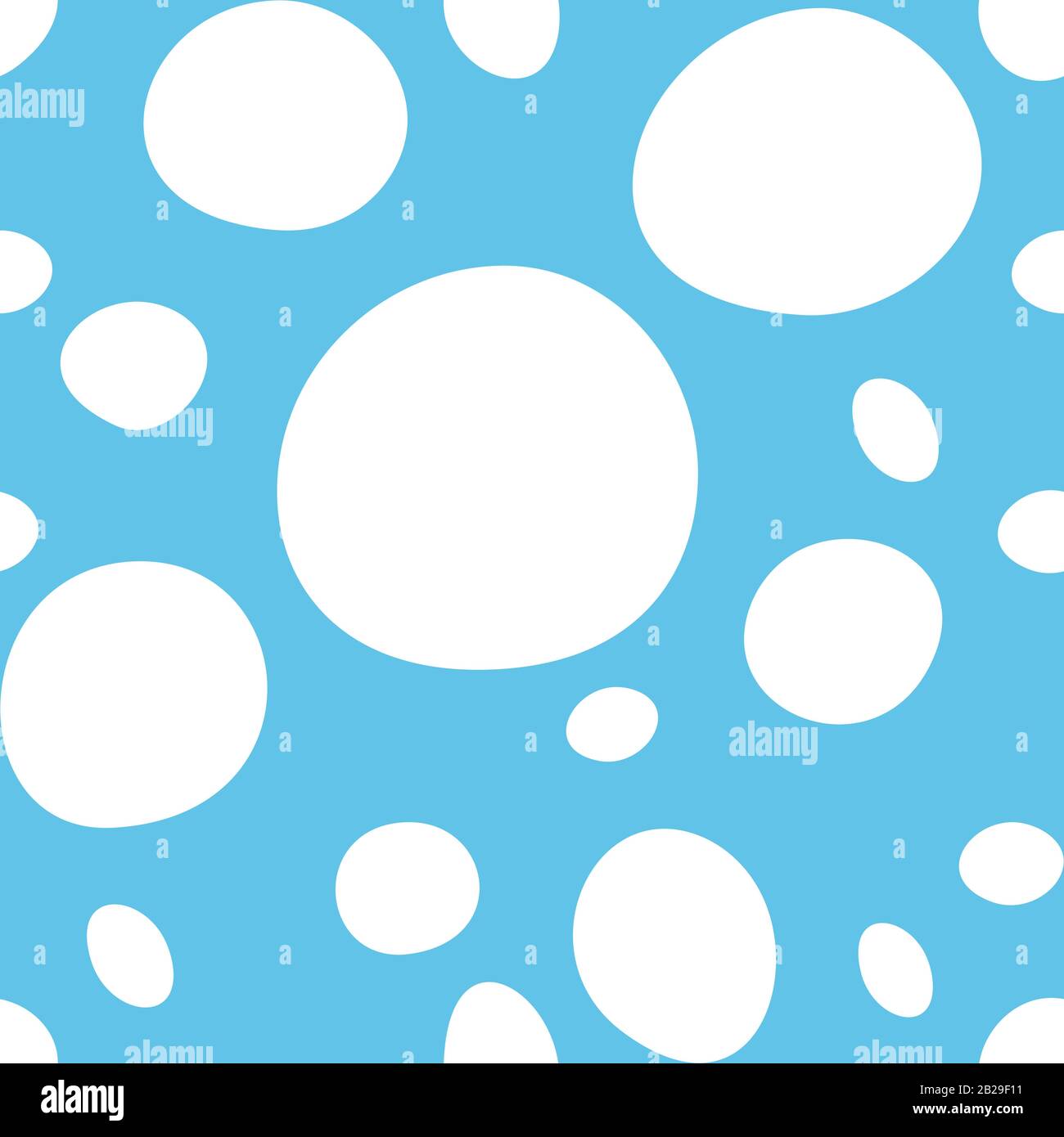 This is a illustration of Hand-painted polka dot pattern variation ...
