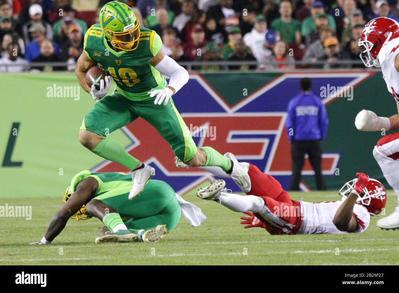 Tampa, Florida, USA. 1st Mar, 2020. Tampa Bay Vipers wide receiver ...
