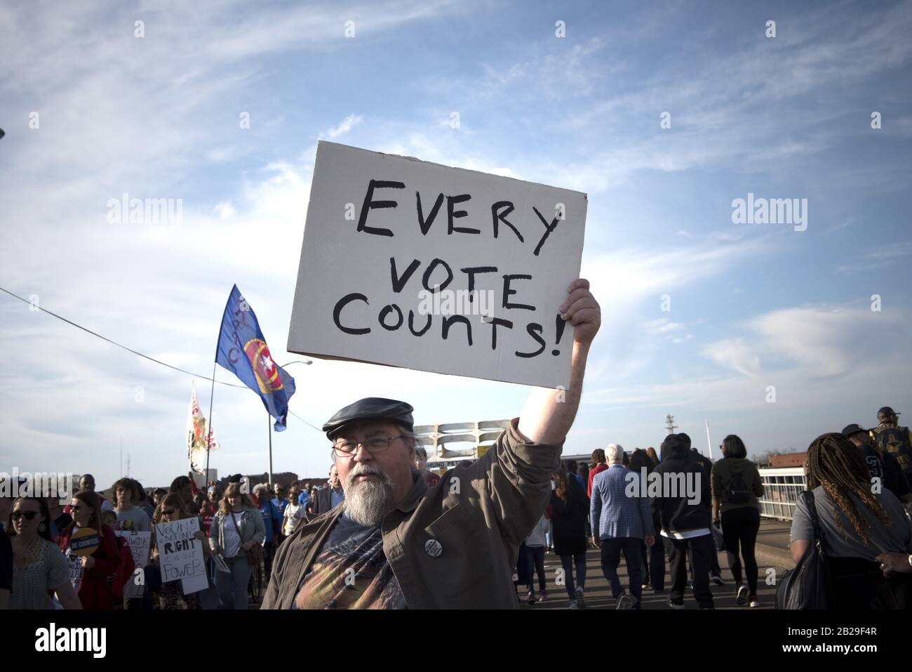 Selma, AL, USA. 1st Mar, 2020. Celebrating the 55th anniversary of the ...