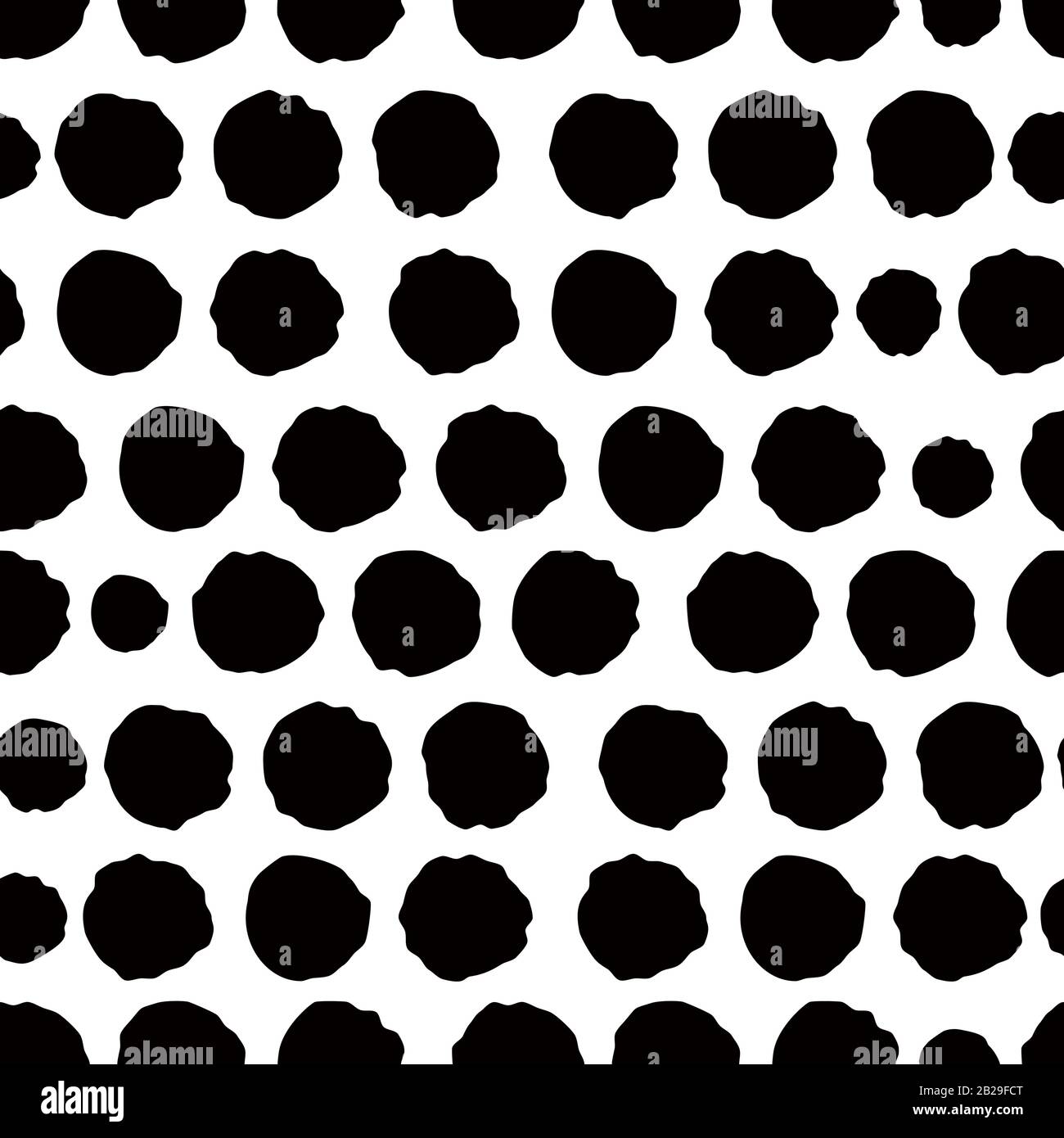 This is a illustration of Hand-painted Aligned polka dot pattern ...