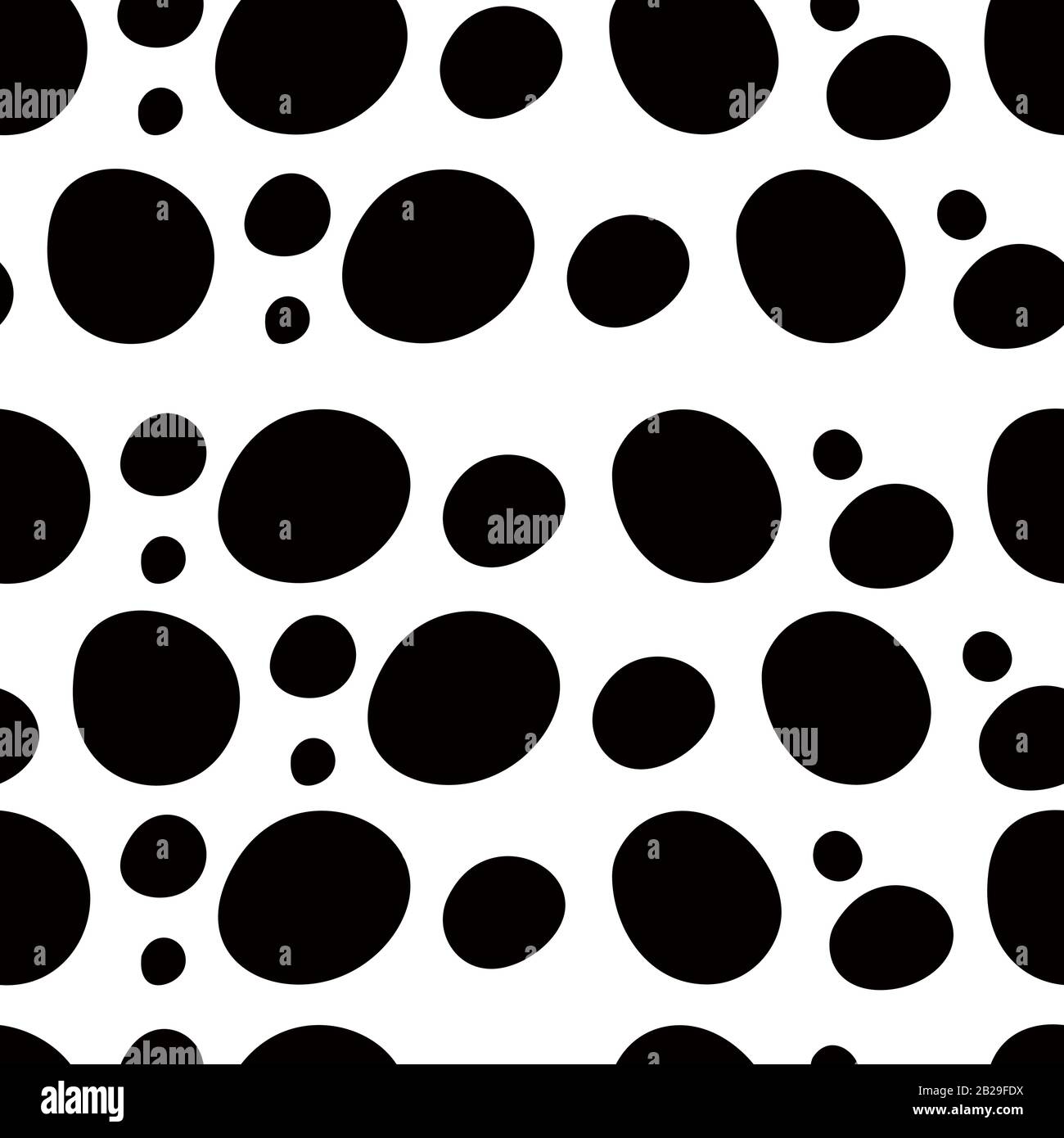 This is a illustration of Hand-painted Aligned polka dot pattern ...
