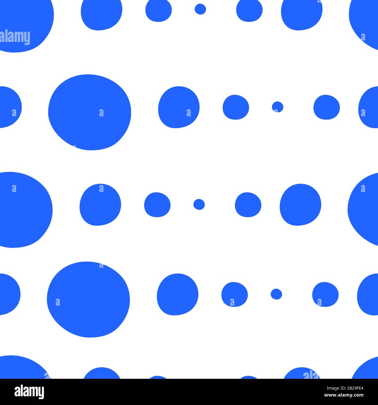 This is a illustration of Hand-painted Aligned polka dot pattern ...