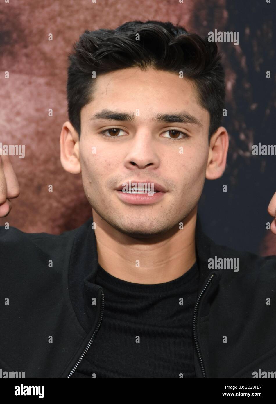 Los Angeles, California, USA 1st March 2020 Boxer Ryan Garcia attends ...