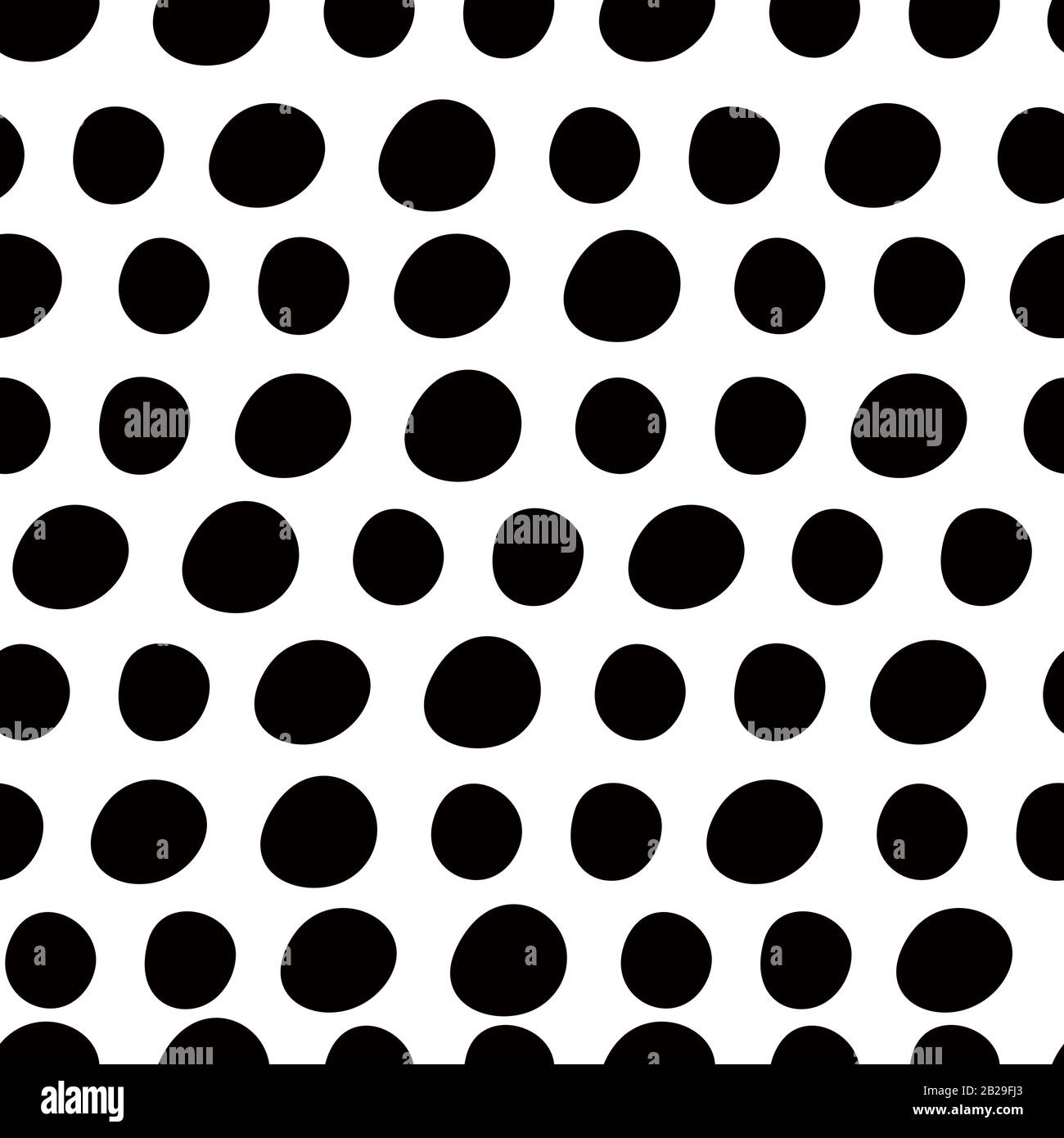 This is a illustration of Hand-painted Aligned polka dot pattern ...