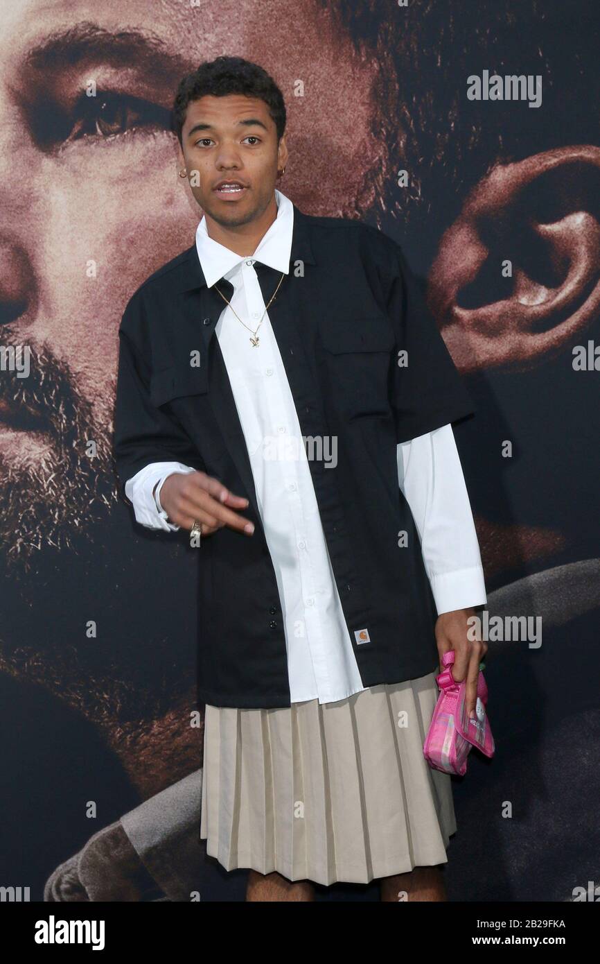 Los Angeles, CA. 1st Mar, 2020. Brandon Wilson at arrivals for THE WAY ...