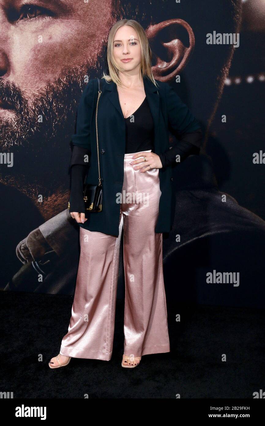Los Angeles, CA. 1st Mar, 2020. Ashley Nichole at arrivals for THE WAY ...