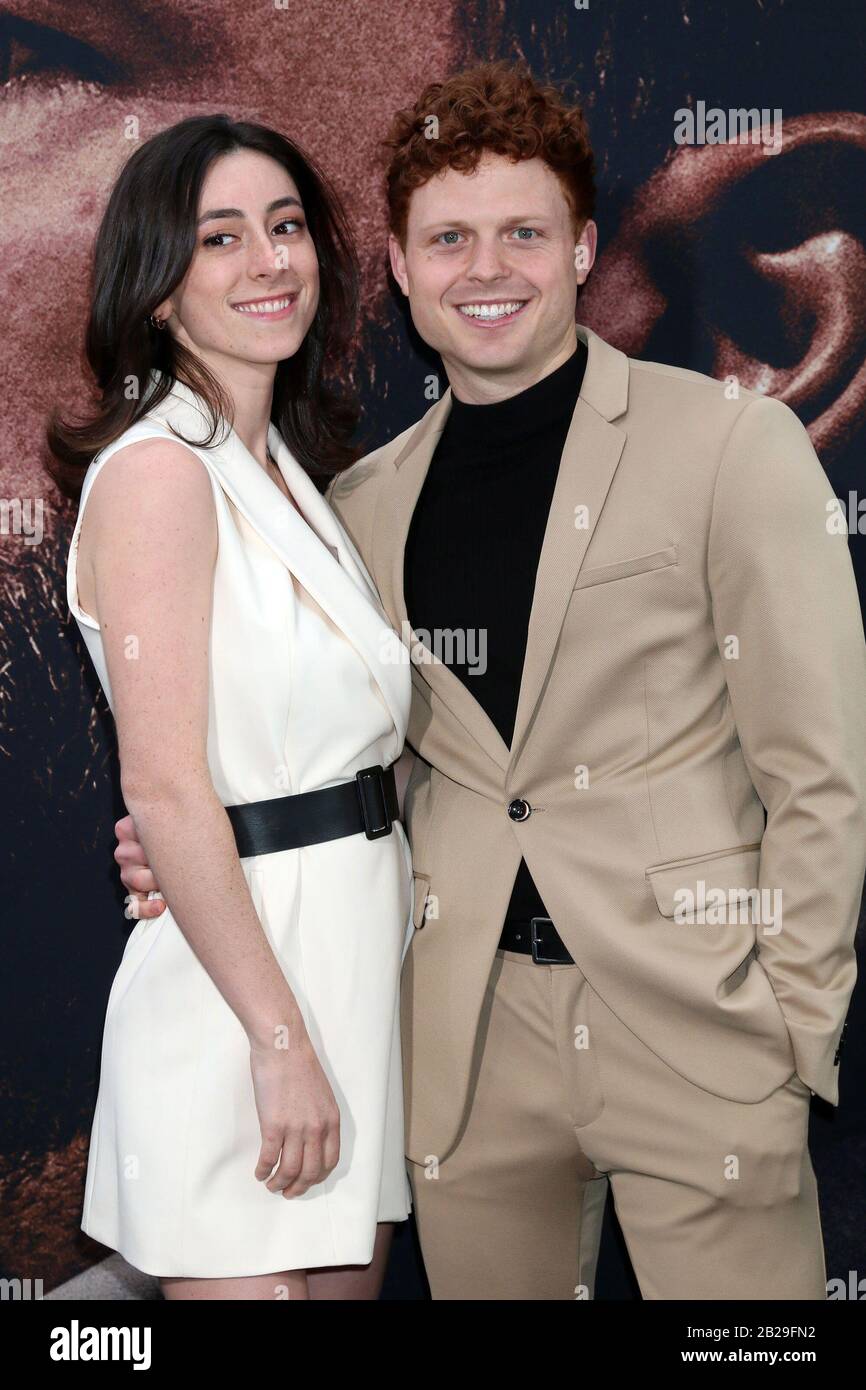 Los Angeles, CA. 1st Mar, 2020. Caleb Foote and Guest at arrivals for ...
