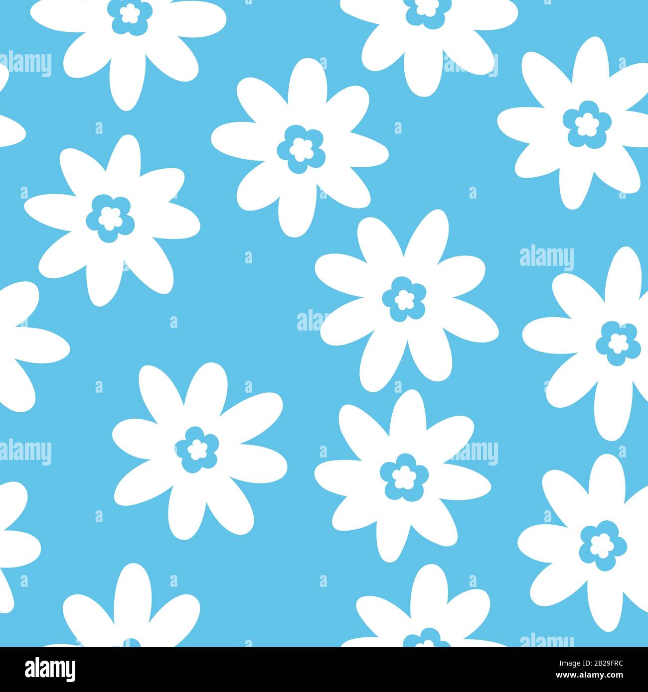 This is a illustration of Hand-painted flower pattern variation Stock ...