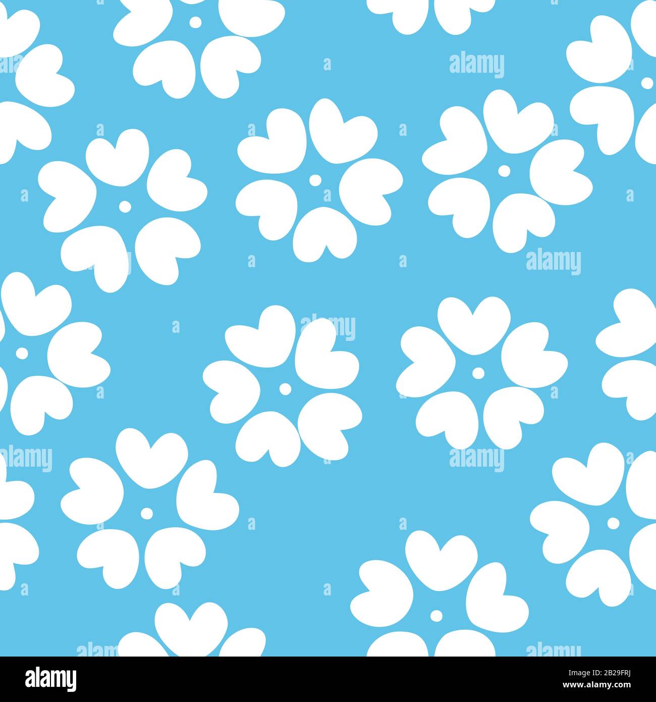 This is a illustration of Hand-painted flower pattern variation Stock ...