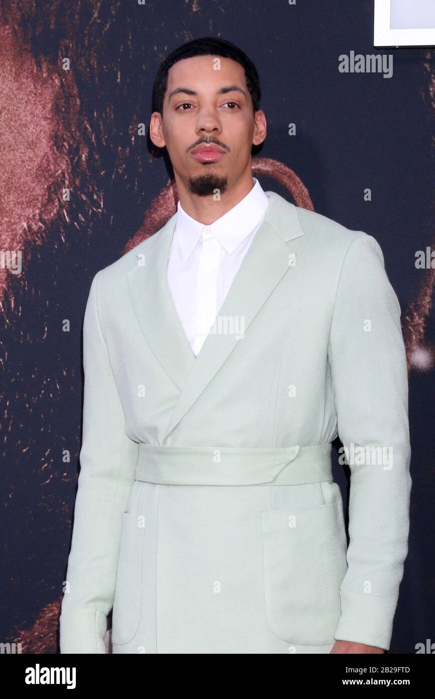 Los Angeles, CA. 1st Mar, 2020. Melvin Gregg at arrivals for THE WAY ...