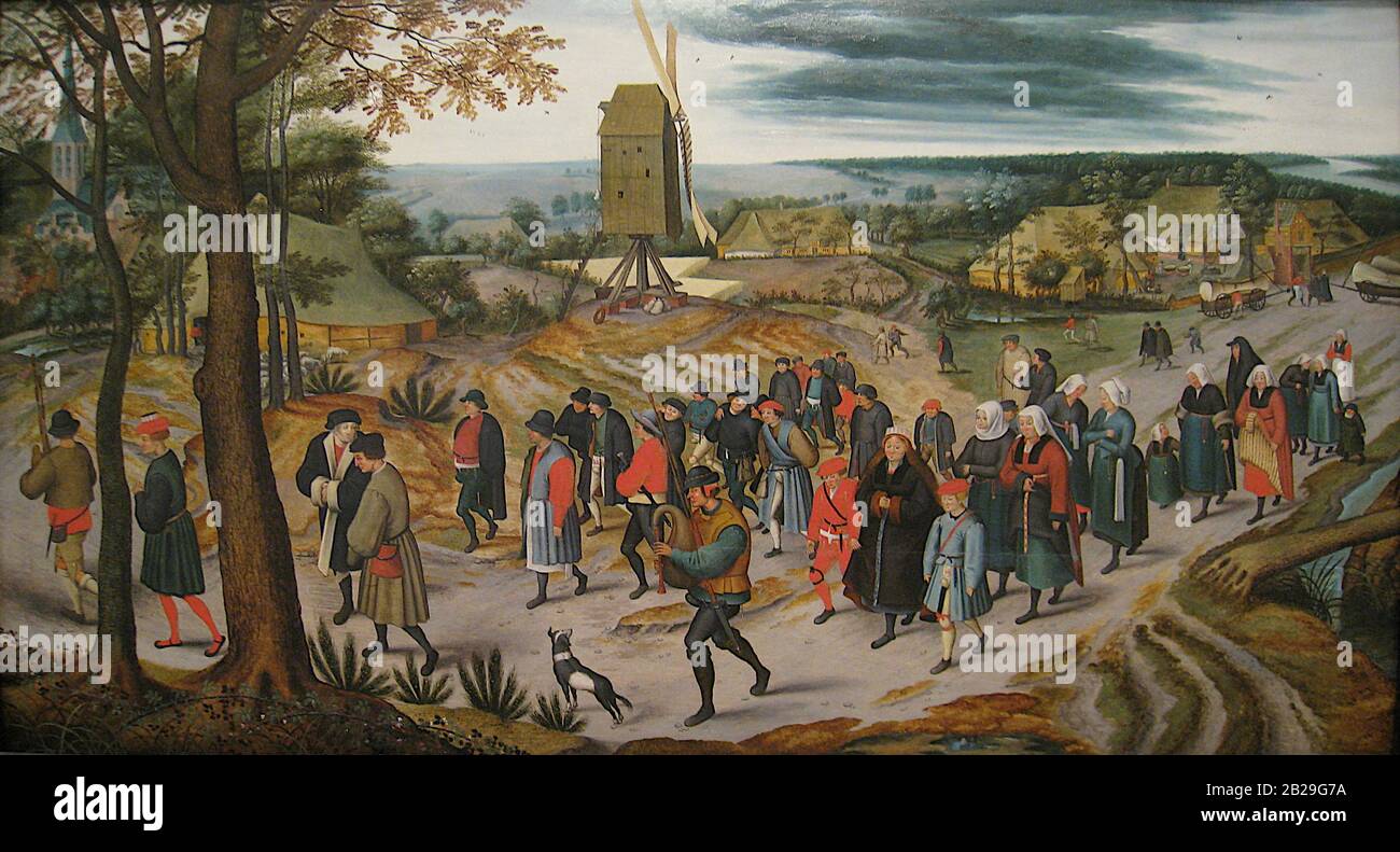 The Marriage Procession (1623) painting by Pieter Bruegel (Brueghel ...
