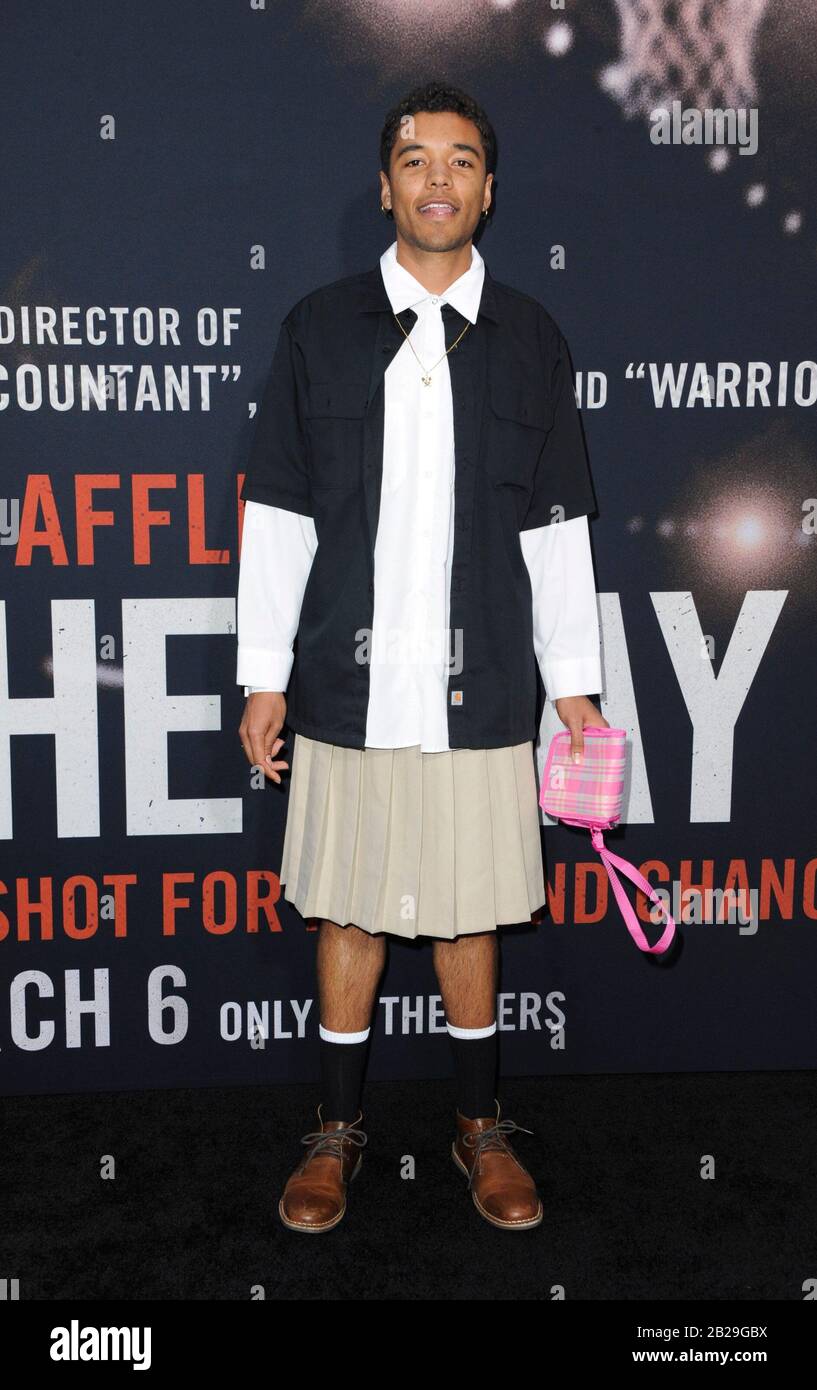 Los Angeles, CA. 1st Mar, 2020. Brandon Wilson at arrivals for THE WAY ...